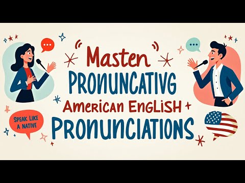 Master American English Pronunciation Speak Like a Native! American English Guide Easy Pronunciation
