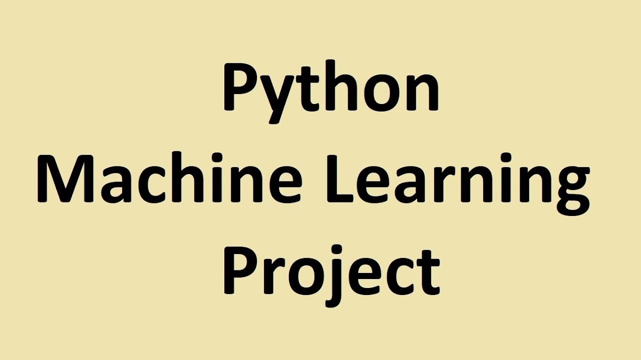 Create your own Machine Learning program using Python from scratch