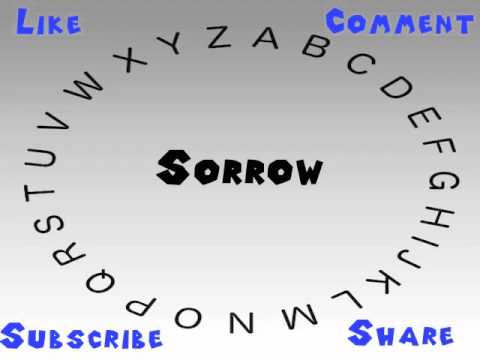 How to Say or Pronounce Sorrow
