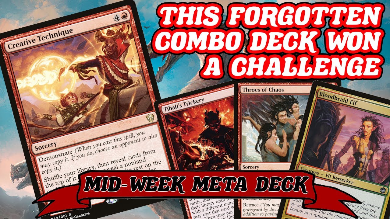 THIS FORGOTTEN COMBO DECK WON A CHALLENGE! Legacy Creative Technique Cascade Combo MTG