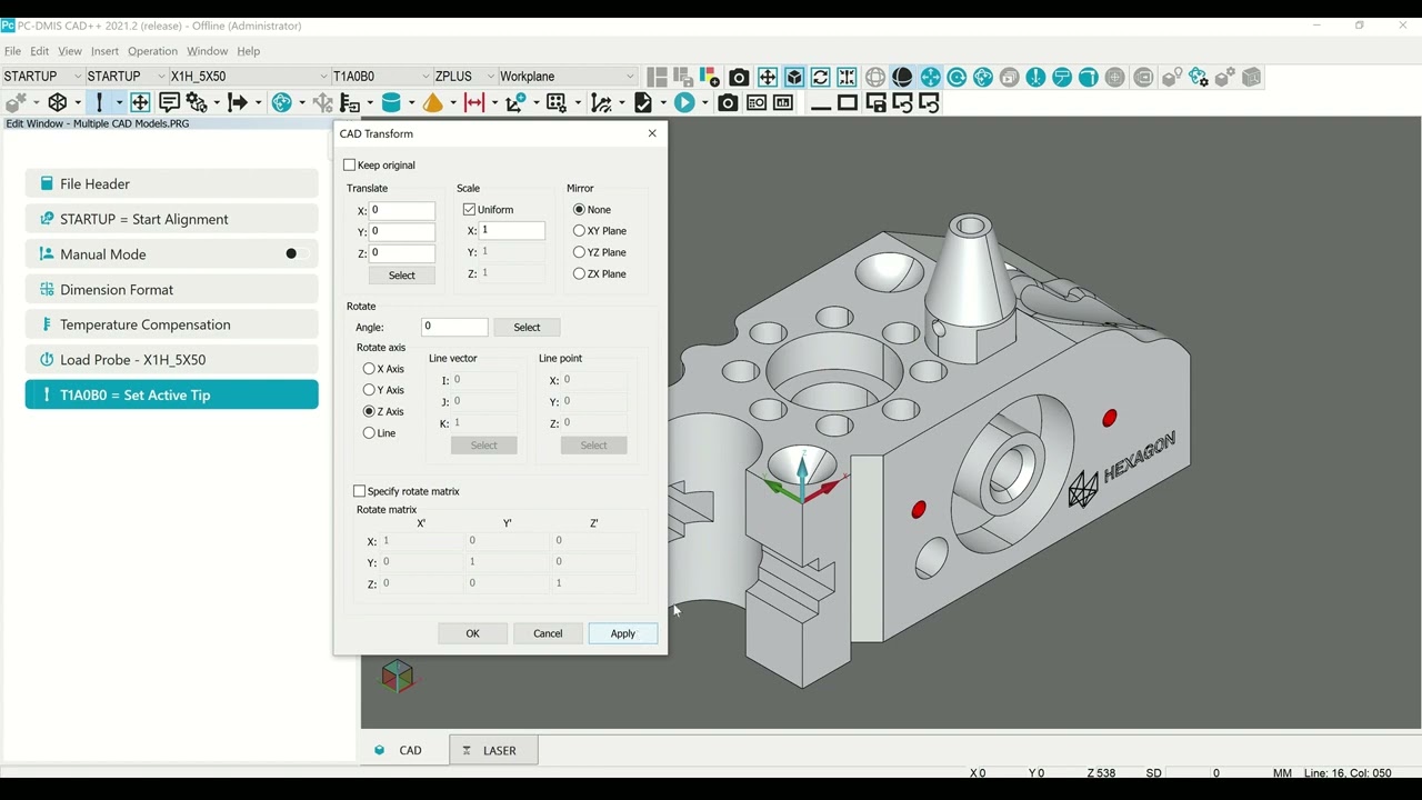 Merging multiple CAD models
