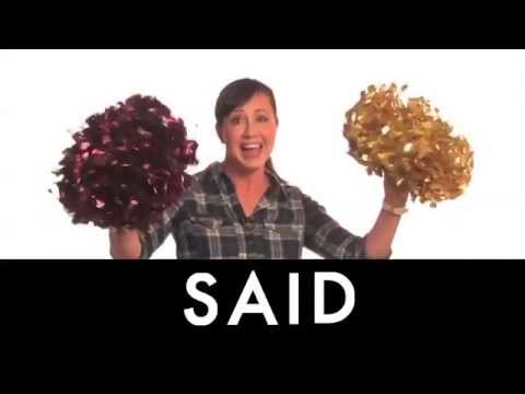 Learn how to spell "said" with TheSpellMom!