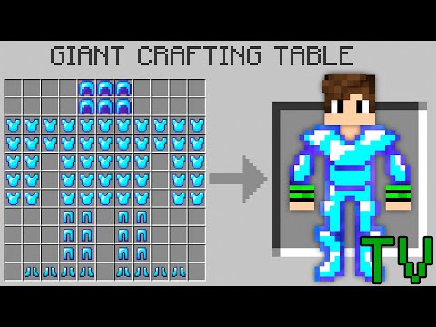 Minecraft, But Your Crafts Are GIANTS!