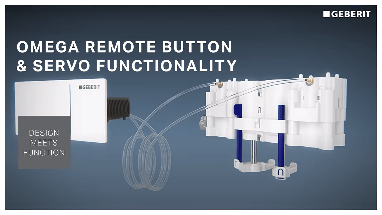 Geberit Omega square remote button & Hydraulic servo lifter - Functionality