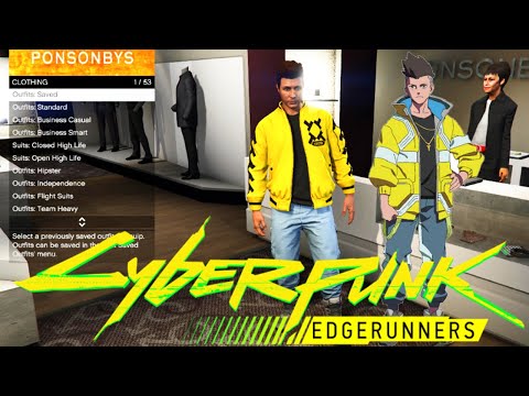 How to make David Martinez In GTA ONLINE - Cyberpunk Edgerunners