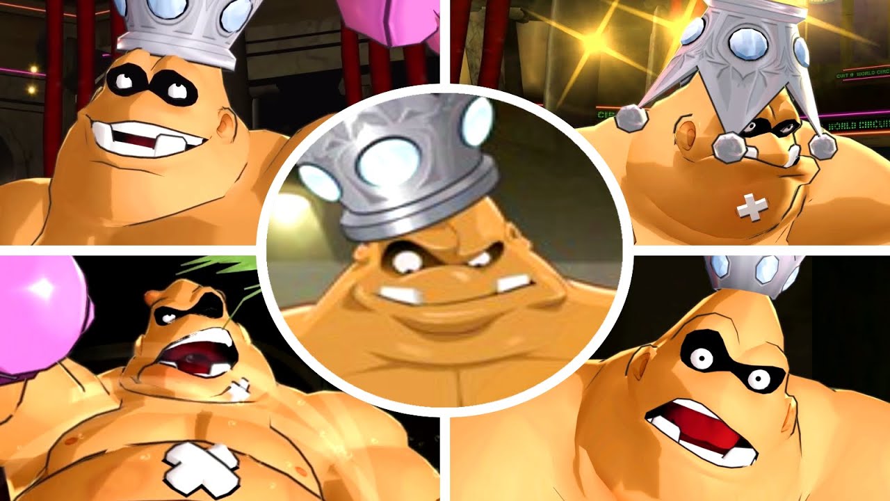 Punch-Out!! Wii HD - All King Hippo Animations & Quotes