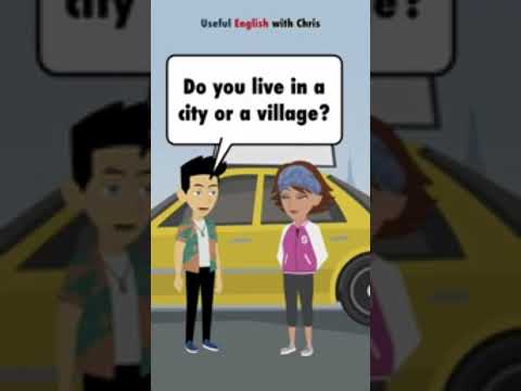 learn English :where do you live