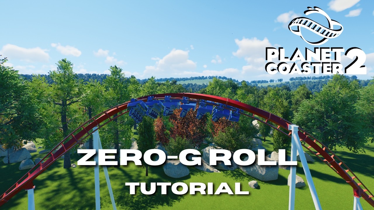How to Make the PERFECT Zero-G Roll - Planet Coaster 2 Tutorial