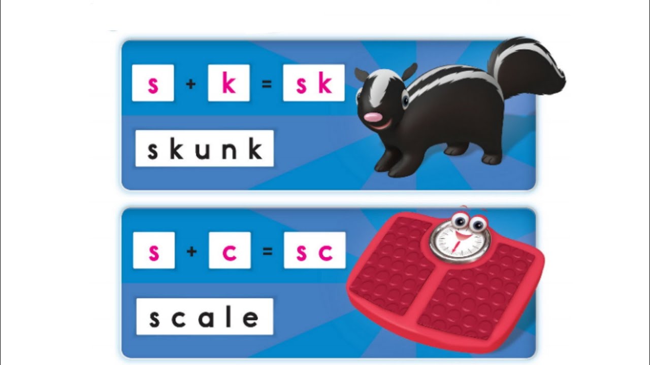 Oxford Phonics World student book level 4 - Consonant blends - disc 2 - unit 7 - sk sc - desk scale