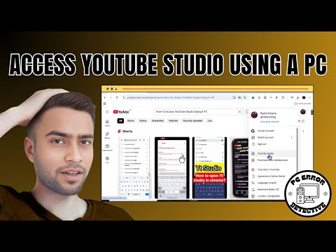 How To Access YouTube Studio Using A PC - (2025)