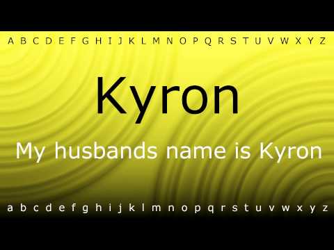 Here I will teach you how to pronounce 'Kyron' with Zira.mp4