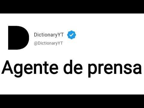 Agente de prensa Meaning in English