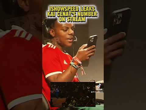 #IShowSpeed Leaks Kai Cenat’s Number During His IRL Stream 😭 #shorts