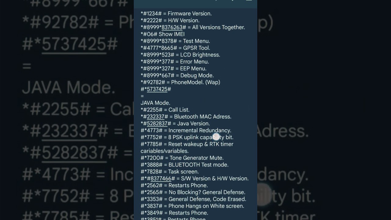 Samsung Secret Codes - How to Unlock Hidden Features #shorts #ytshorts #android