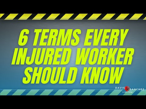 Empowering Injured Workers: Master These 6 Terms