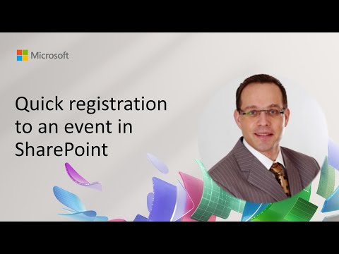 SharePoint: Quick Event Registration