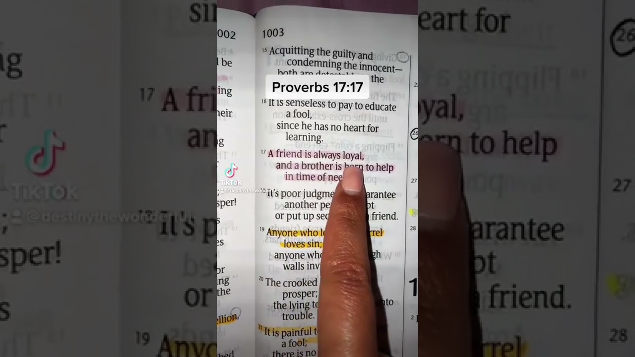 True Friends Show Up in the Storm 🌧️❤️ | Proverbs 17:17