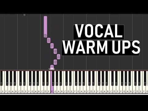 ♬ VOCAL WARM UPS #7 (TENOR RANGE C3 - C5) (2 OCTAVES) MAJOR SCALES - By Soulphonic ♬
