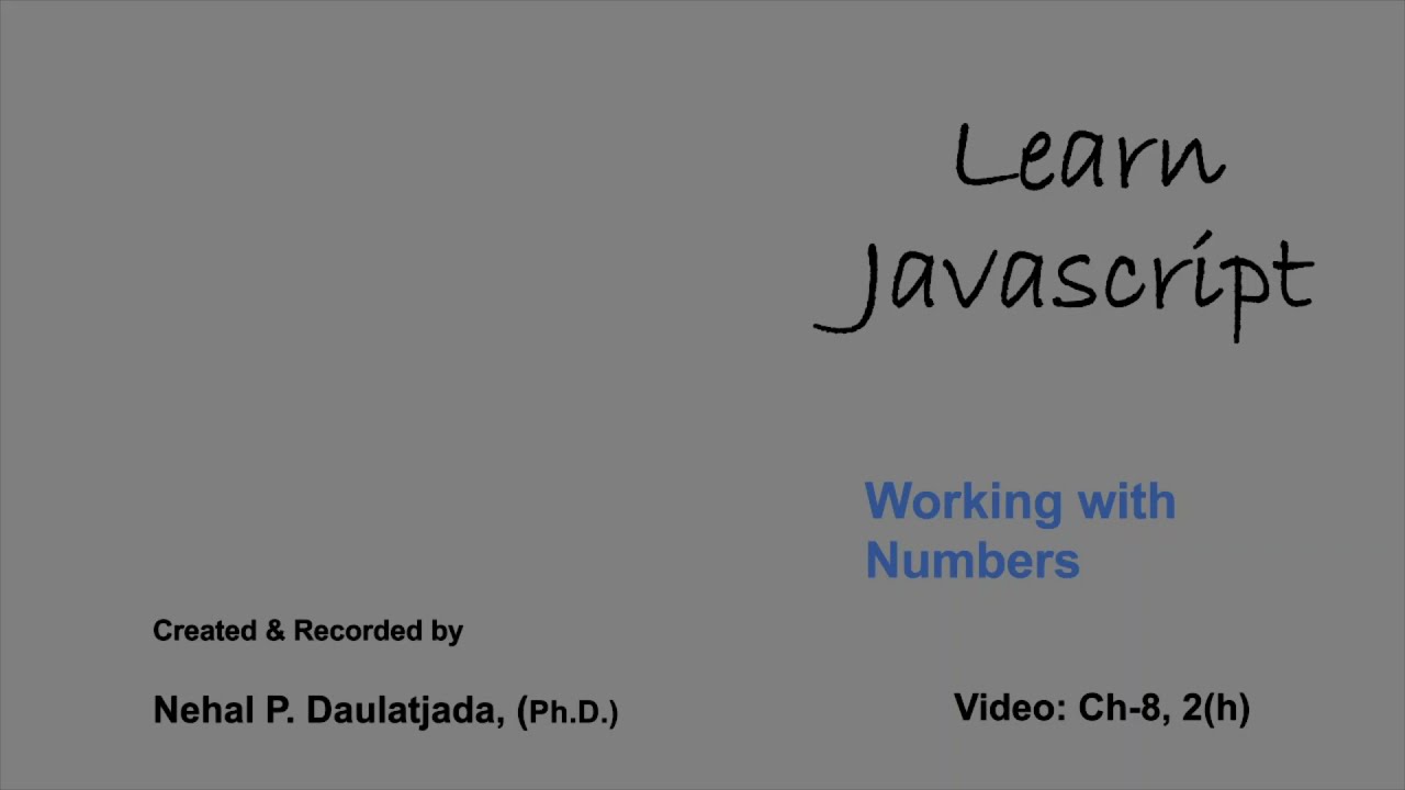 Learn Javascript: Working with Numbers - Check integer - Regular Expression