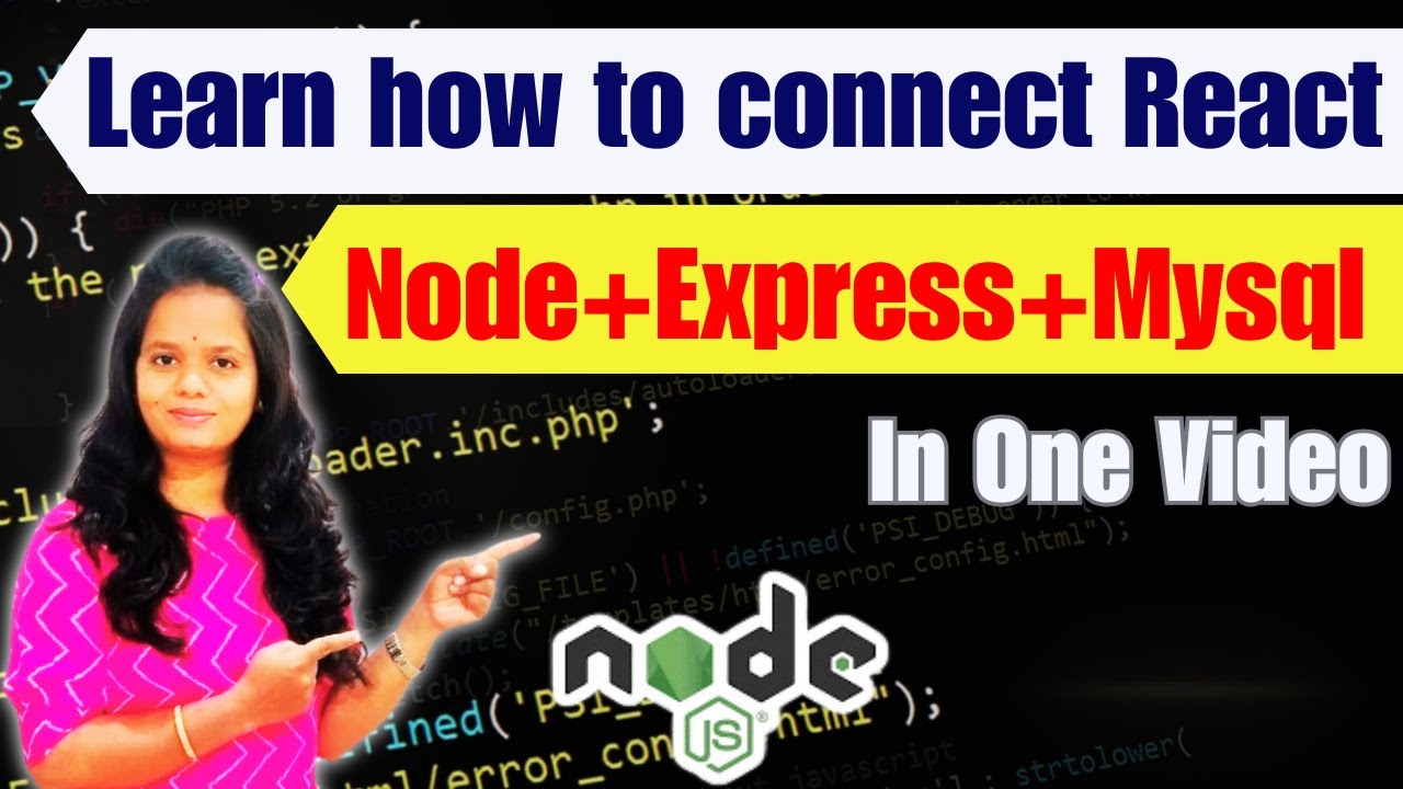 How to connect React JS with Node.js and  Mysql in 38 min? React + Node.js+Express+MySQL  #infysky
