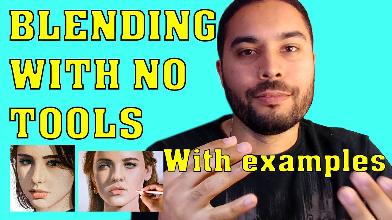 How do I blend color pencils without any tool - Marcus Art