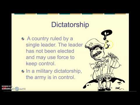 Forms of Government!