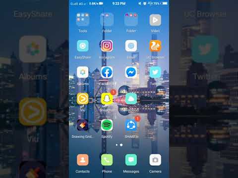 Downloading music in Spotify using cellular data.
