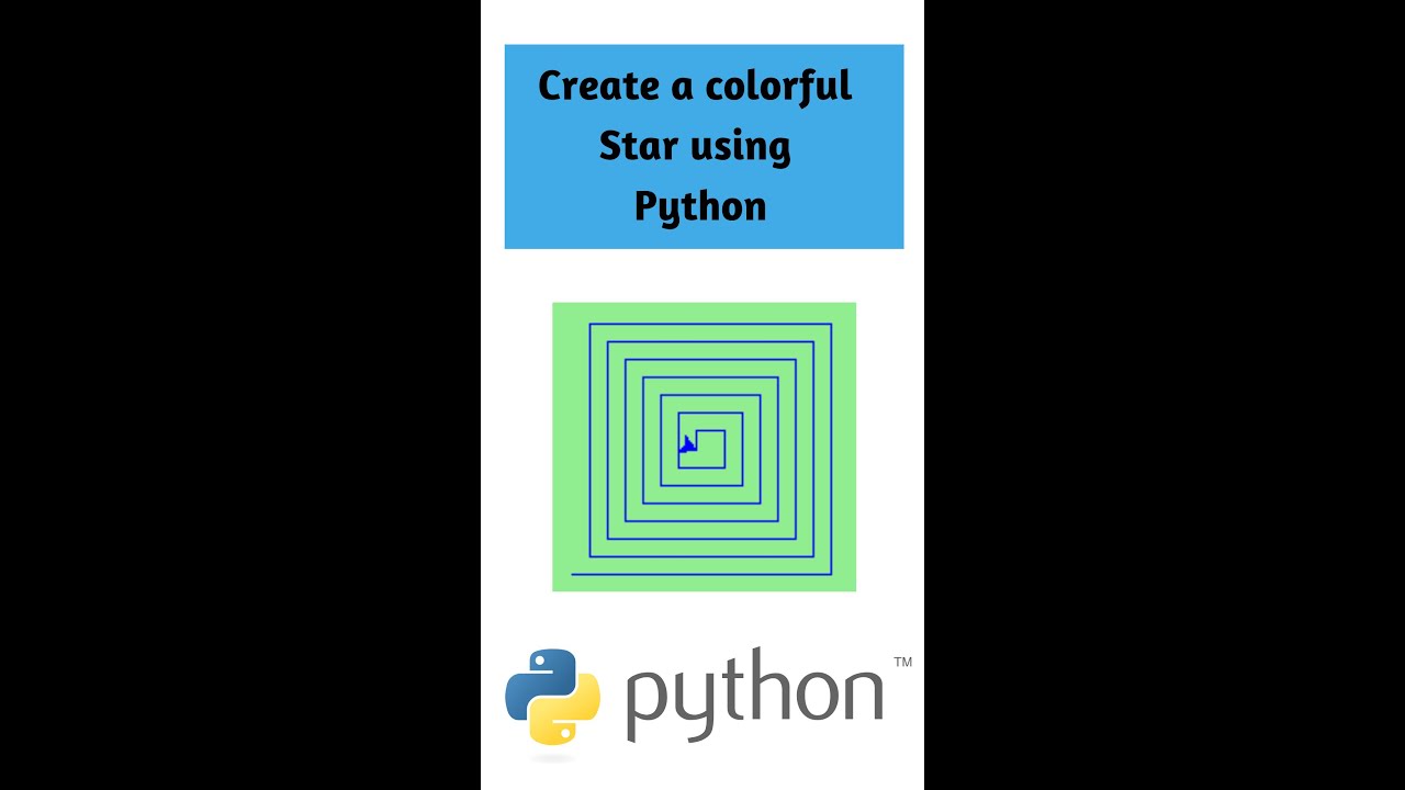 Python Program to create graphics using Python turtle 🐍🐢 #coding