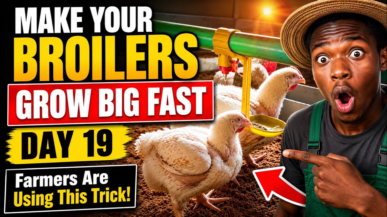 How To Increase The Weight Of Your Broilers Using This Simple Trick