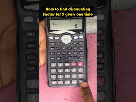 How to find discounting factor for 5 years at one time | Discounting factor @11% #foryou #howto