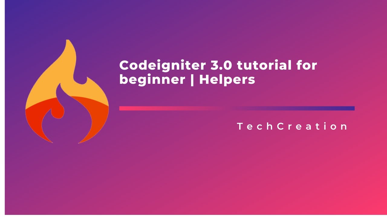 Codeigniter 3 Tutorial for beginner || Helpers