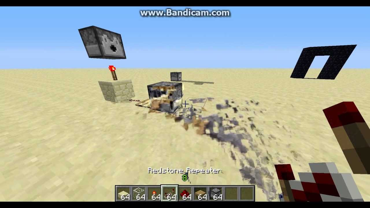 Minecraft Invisible pressure plate trap Kinda... Tutorial: 2