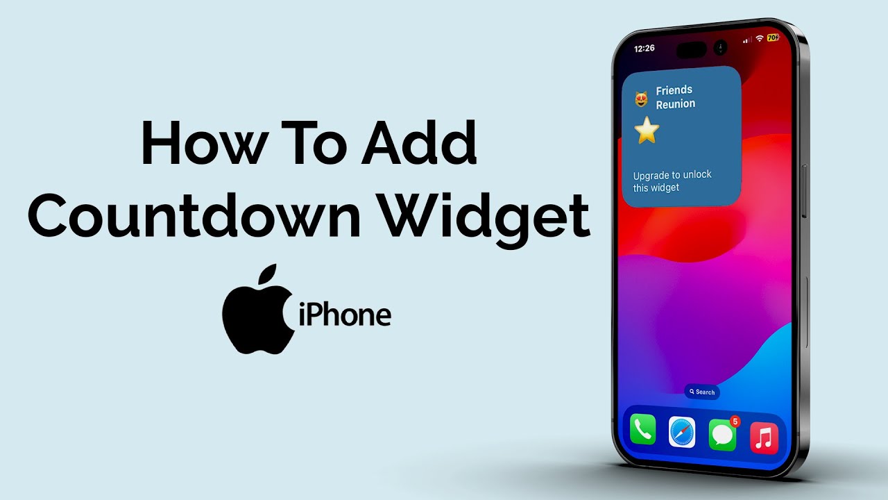 How To Add A Countdown Widget On iPhone?
