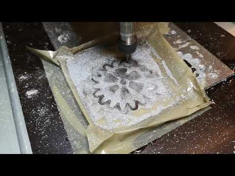 CNC aluminium simple spur gear design, GRBL, Candle