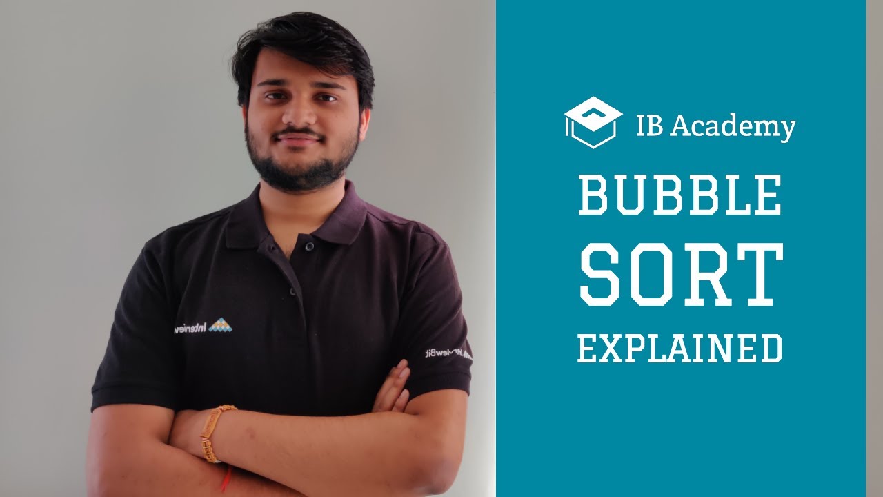 Bubble Sort Algorithm | Sorting Algorithms explained with an example