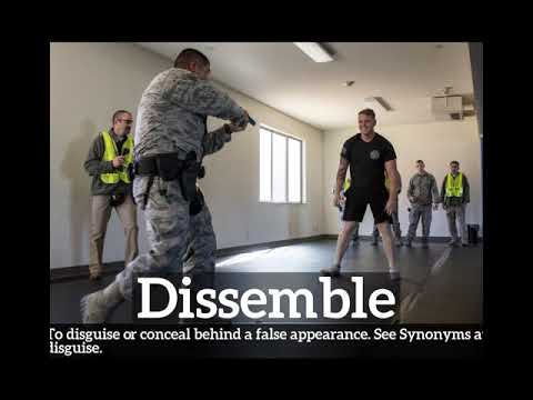 What is Dissemble? | How Does Dissemble Look? | How to Say Dissemble in English?