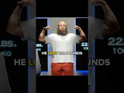 He lost 100 pounds in just 178 days... and MrBeast paid him $417,650!