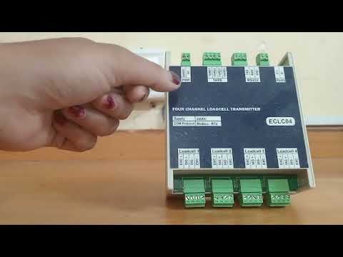 ECLC04 - FOUR CHANNEL LOADCELL TRANSMITTER Specification Video