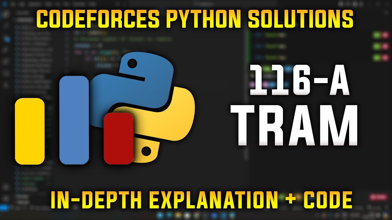 116A | Tram | Codeforces Python Solutions | Explanation + Walkthrough