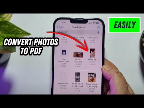 How to CONVERT Photos to PDF on iPhone (Without any apps)