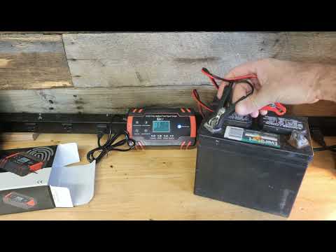 ABLY Car Battery Charger 8-Amp, 24V and 12V Battery