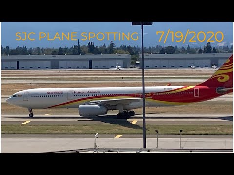 PlaneSpotting | From SJC Hourly Lot 2 | (Terminal A Parking Garage) | #3 | 7-19-20