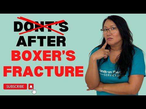 Top 5 mistakes people make after a boxer's fracture