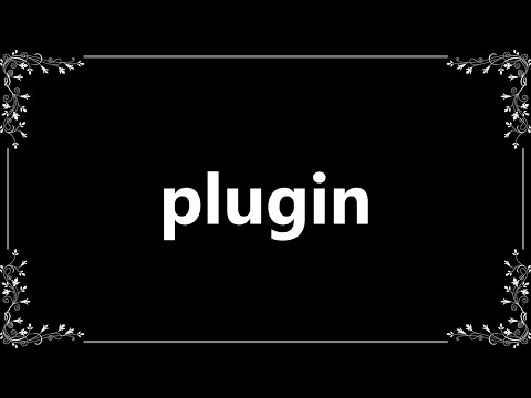 Plugin - Meaning and How To Pronounce
