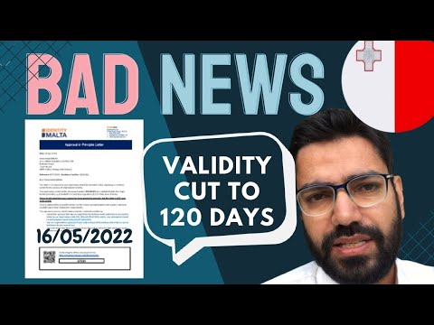 Bad News From Malta VFS UAE & Malta Embassy I Approval In Principle Letter Validity I Be Careful