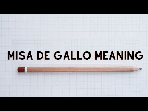 Misa de Gallo Meaning | Word pronounce | English Speaking Practice | English | WordsClasses