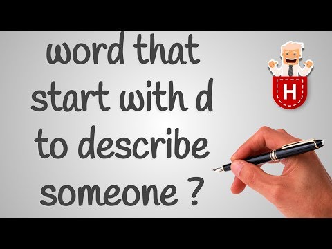 word that start with d to describe someone