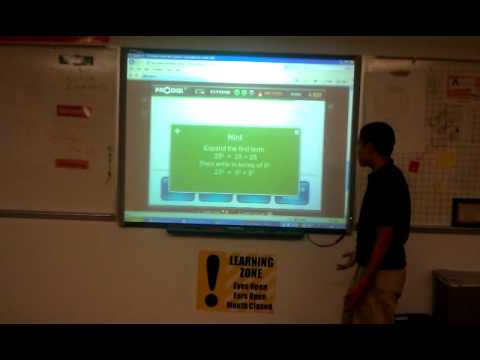 SmartBoard and Manga High Math