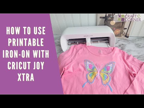 How to Use Cricut Printable Iron-On // Girl's Shirt Tutorial with Cricut Joy Xtra