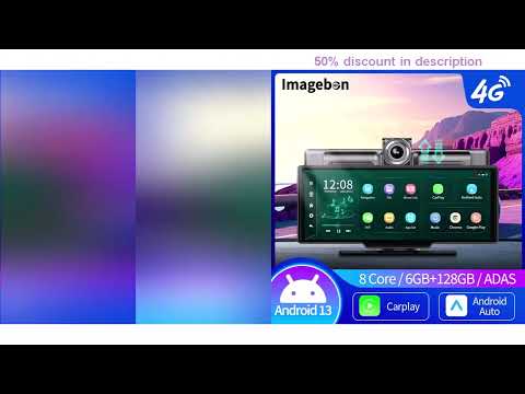 Latest Products You Must Know! Imagebon Android 13 4G LTE 10.26 Inch Dash Cam Recorder 6+128G 8